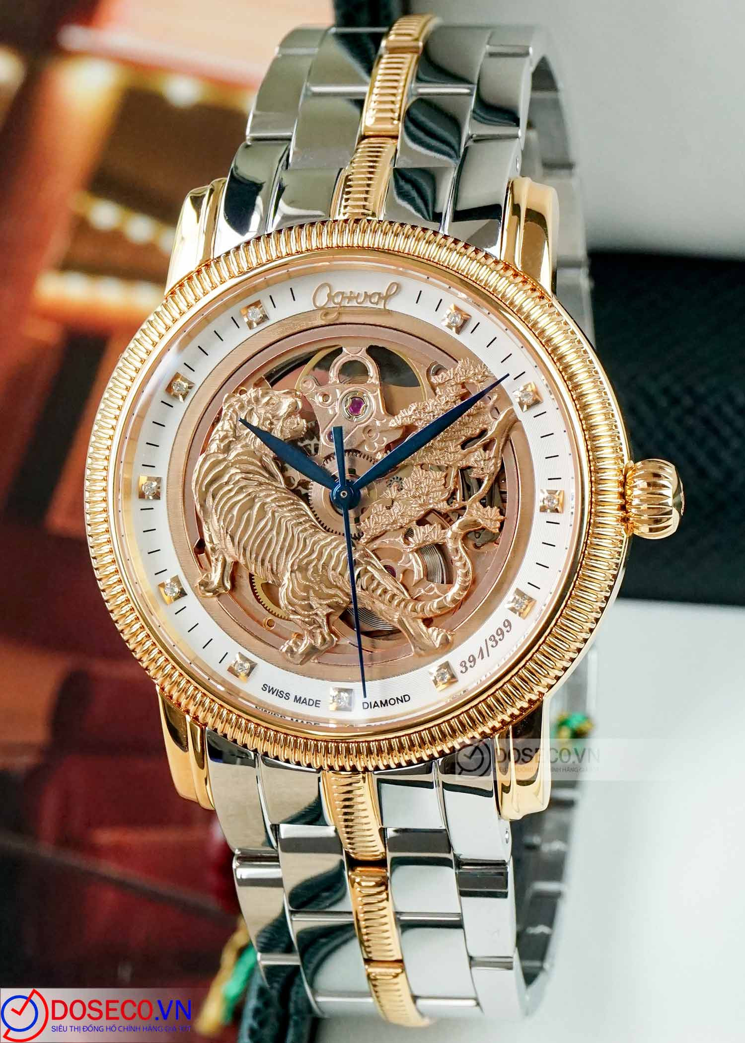 Ogival mãnh hổ thượng sơn dây kim loại og358.53AG42R-T